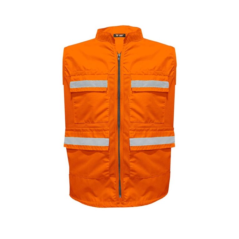 Modelo Naranja Neón – FancyVest equipo de seguridad